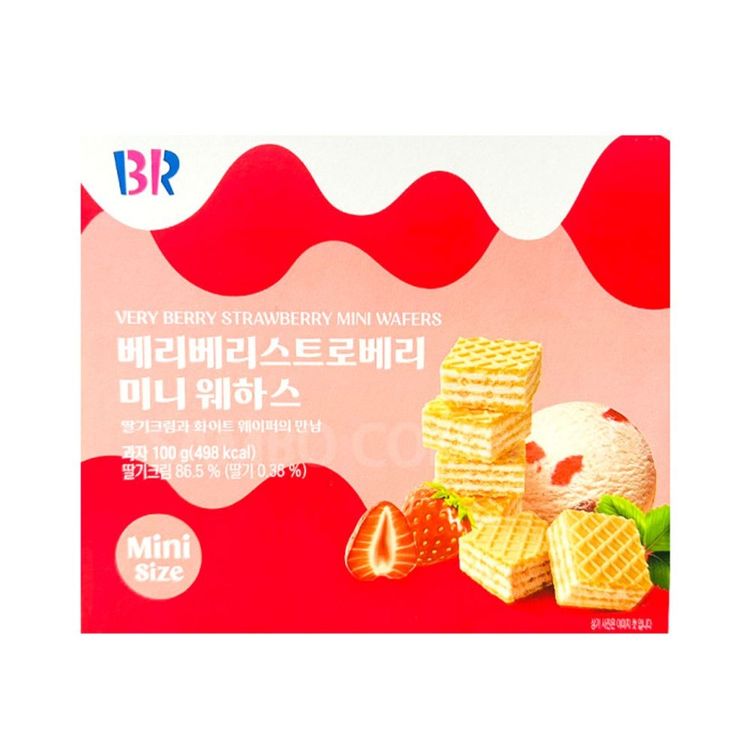 베스킨라빈스 베리베리스트로베리 미니 웨하스 1개 홈플러스 택배배송