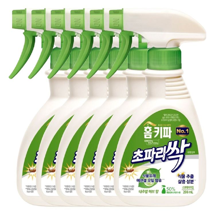 홈키파 초파리싹 내츄럴 알파 내추럴허브향 290ml X 6개 홈플러스 택배배송