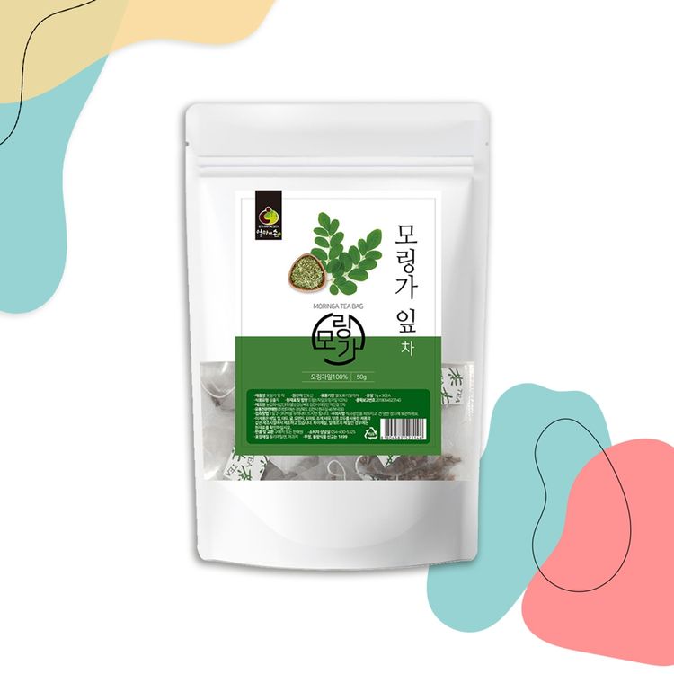Well B 모링가 모닝가 드럼스틱 잎 건재 티백 50개 홈플러스 택배배송