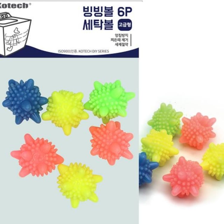 빙빙 N30118ebd9b 세탁볼6p 찌든때 제거 빨래 드럼 엉킴 홈플러스 택배배송