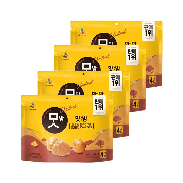 CJ 맛밤 60g 4개입 x4개 | 홈플러스 택배배송