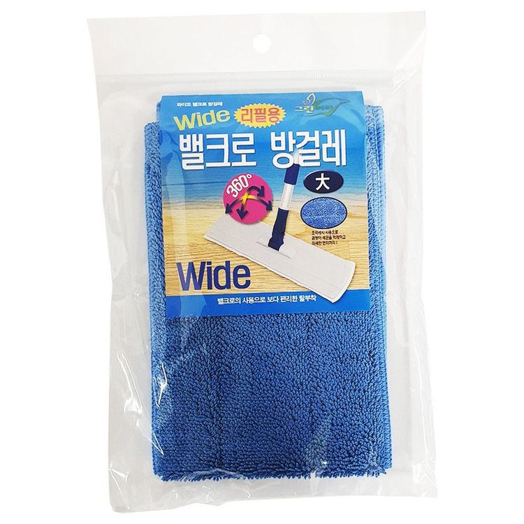 비젼 와이드 찍찍이방걸레 리필 대1p 초극세사 패드 홈플러스 택배배송