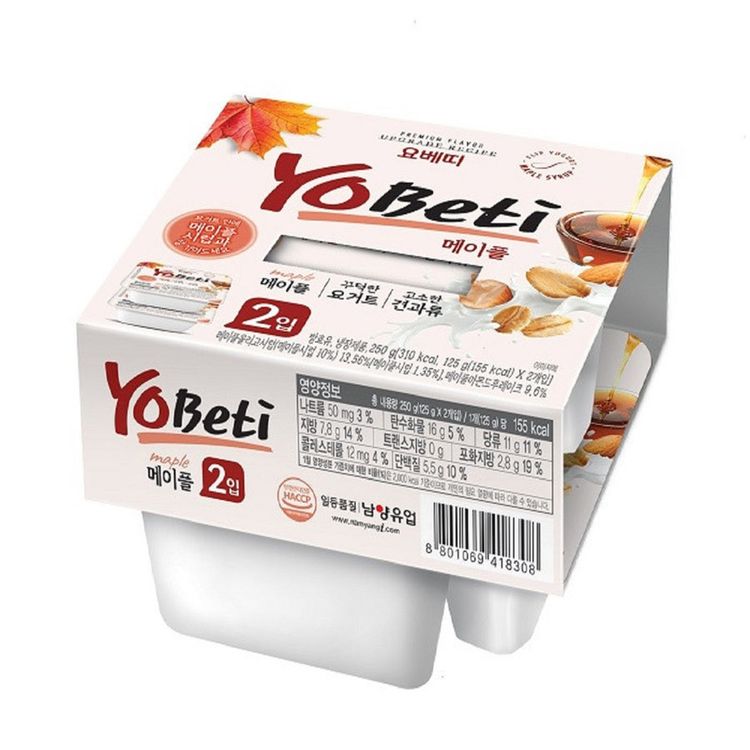 남양 요베띠 메이플 요거트 125g2 홈플러스