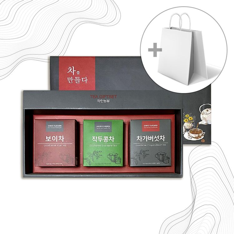 굿소일 차가버섯 작두콩 보이 차 선물 세트 1팩 홈플러스 택배배송