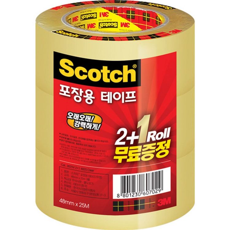 스카치포장용테이프3625 투명 48mmx25m 21 3m 홈플러스 택배배송