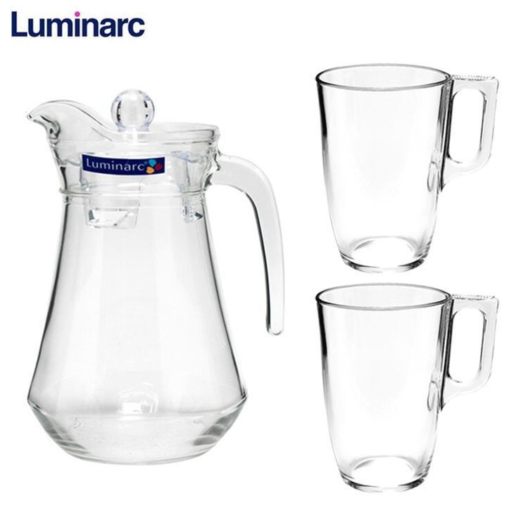 가정용 저그 1000ml 1개머그 320ml 2p 유리물병 에이드병 식당물통 1리터물병 홈플러스 택배배송