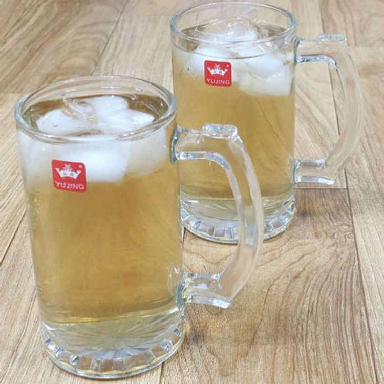 유리 맥주컵 맥주잔 술잔 글라스 쥬스컵 500ml 2p 홈플러스 택배배송