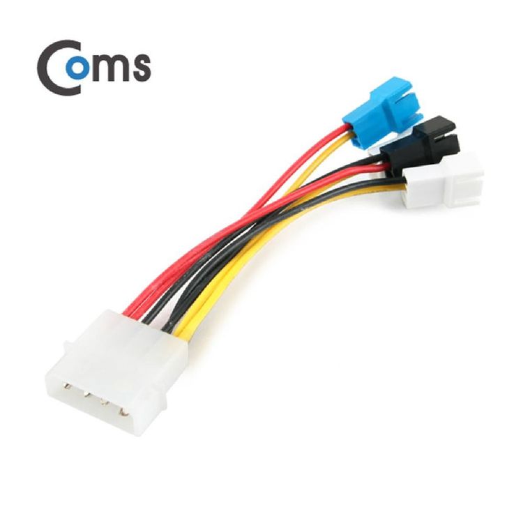 Coms 전원12v 젠더 Y형 쿨러 3px4 홈플러스 택배배송