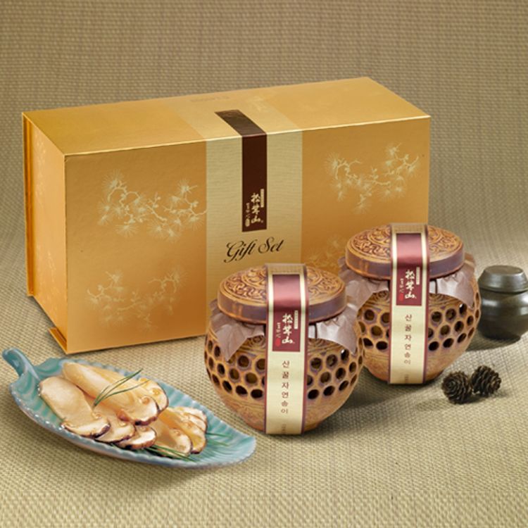 참자연 산山꿀 자연송이 담은꿀도자기 400g×2개 홈플러스 택배배송