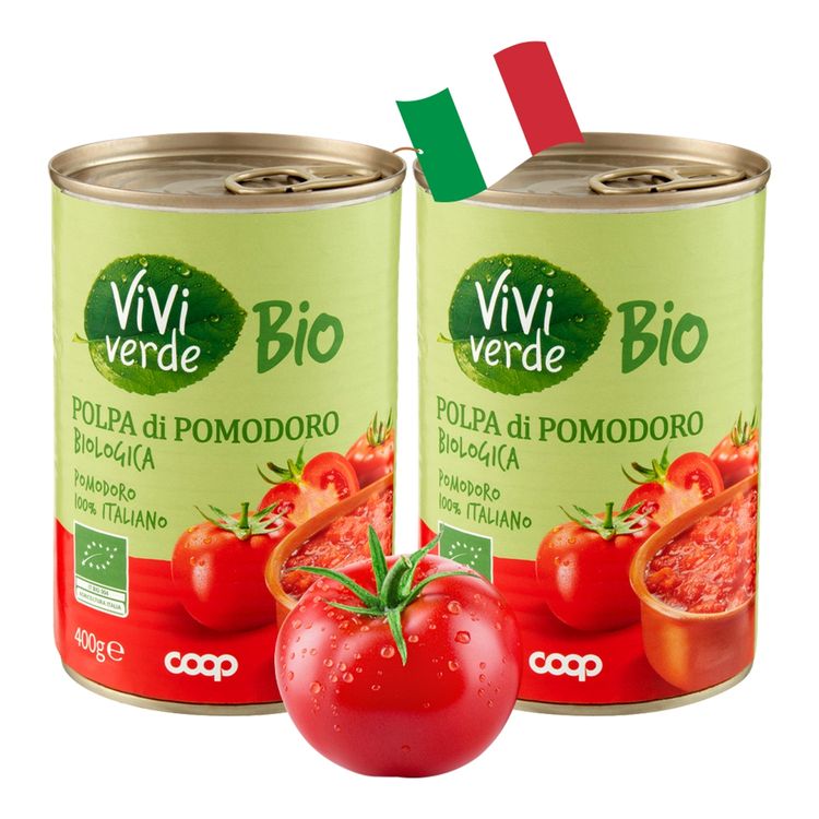 Coop 비비베르데 이탈리아 유기농 폴파 디 포모도로 토마토 퓨레 400g 2캔 무첨가물 홈플러스 택배배송