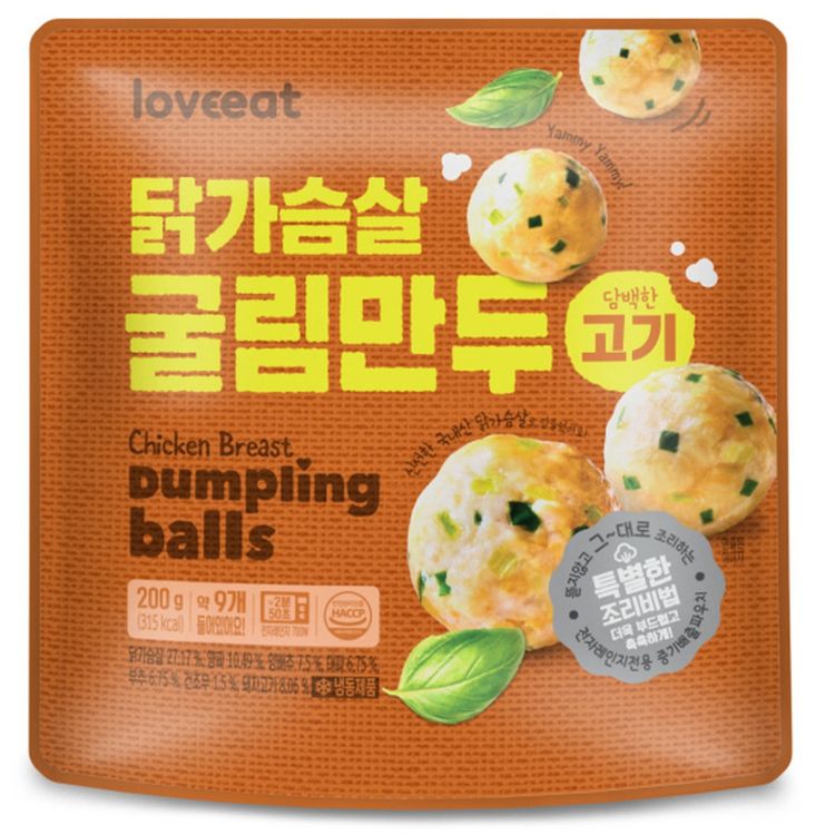 랭킹닭컴 러브잇 닭가슴살 굴림만두 고기 200g 홈플러스