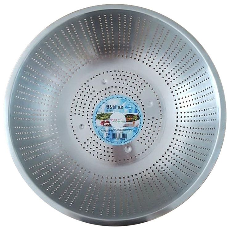 스텐 실용적인 N61635ca3da 야채 바구니 채반 소쿠리 스텐펀칭볼 6호 35cm 홈플러스 택배배송