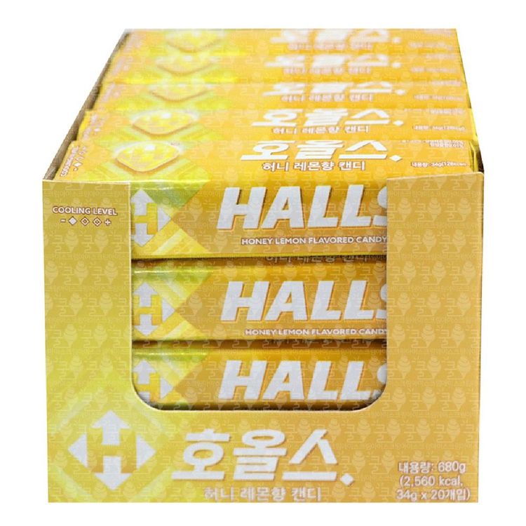 호올스 허니레몬향 캔디 1박스 20개입 사탕 대용량홀스 목사탕 목캔디 호올스 호올스캔디 홈플러스 택배배송
