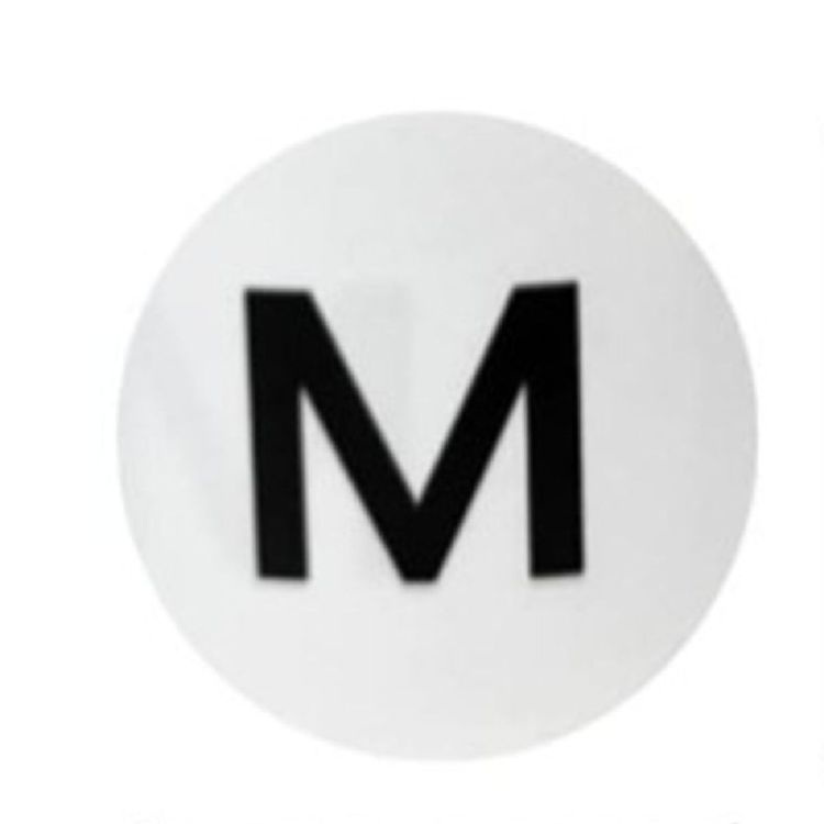 M 옷 사이즈 스티커 모자 의류 치수 라벨스티커 1롤 홈플러스 택배배송