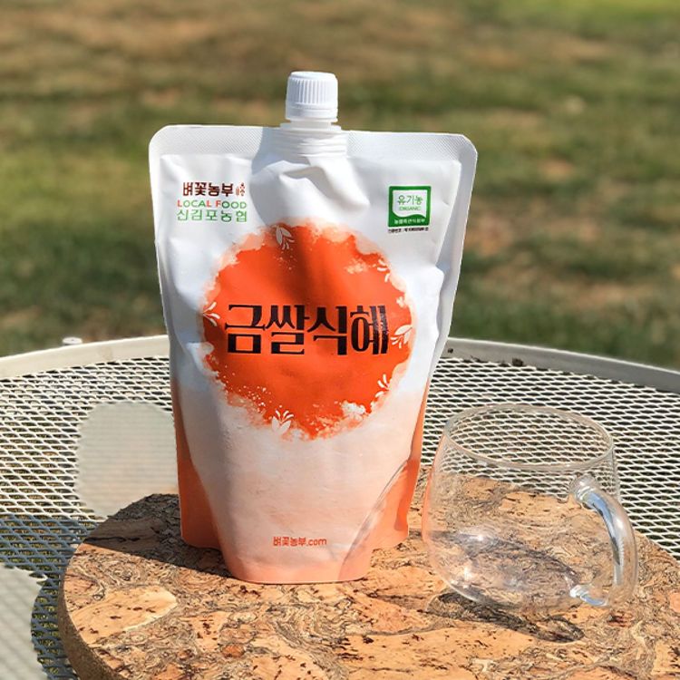 벼꽃농부 로컬푸드 김포금쌀 유기농 식혜 750ml X 3팩 홈플러스 택배배송
