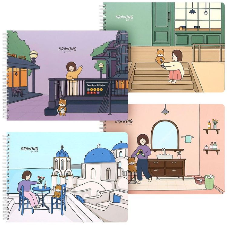 보리 N8142991fa3 드로잉노트 5호 4개 홈플러스 택배배송
