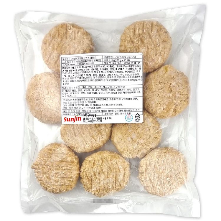 선진 달콤한 고구마 함박 스테이크 1kg100g X 10개 홈플러스 택배배송