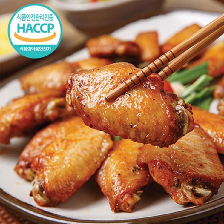 국내산 즉석조리식품 춘천 닭 윙 바비큐 간장맛 500g 홈플러스 택배배송