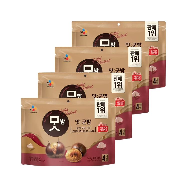 CJ 맛군밤 60g 4개입 x4개(총 16개) | 홈플러스 택배배송