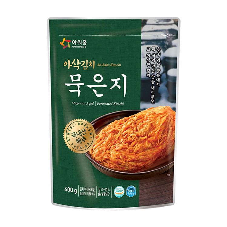푸른들마켓 아워홈 아삭묵은지 400g 홈플러스 택배배송
