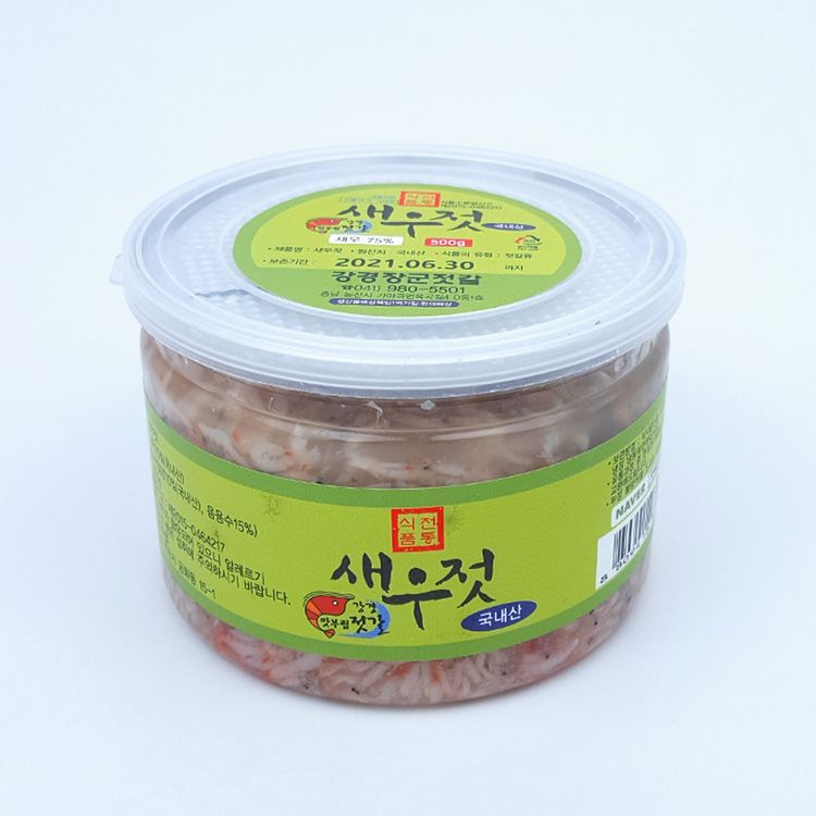 푸른들마켓 강경젓갈 국내산 새우젓 500g 홈플러스 택배배송