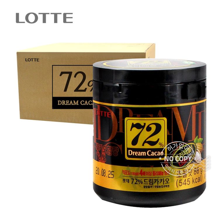 롯데 박스 드림카카오 72％ 86g 24입 간식 군것질 | 홈플러스 택배배송