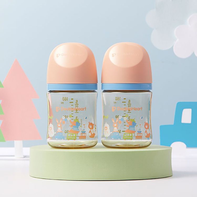 더블하트 모유실감 3세대 Ppsu 젖병 애니멀타운 160ml 트윈팩젖꼭지 미포함 홈플러스 택배배송
