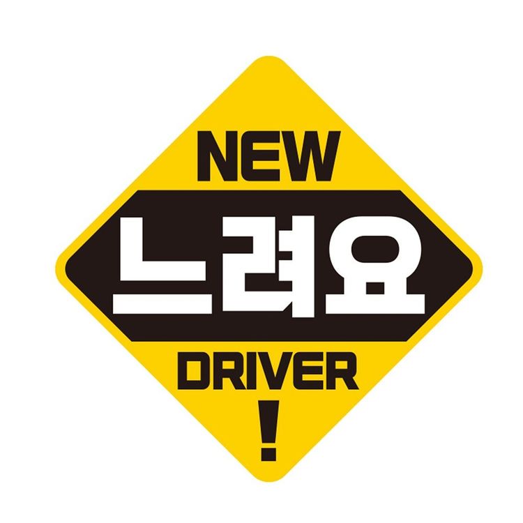 느려요 Nc301ae3cff Driver 반사 자석 자동차스티커 19x19cm 홈플러스 택배배송