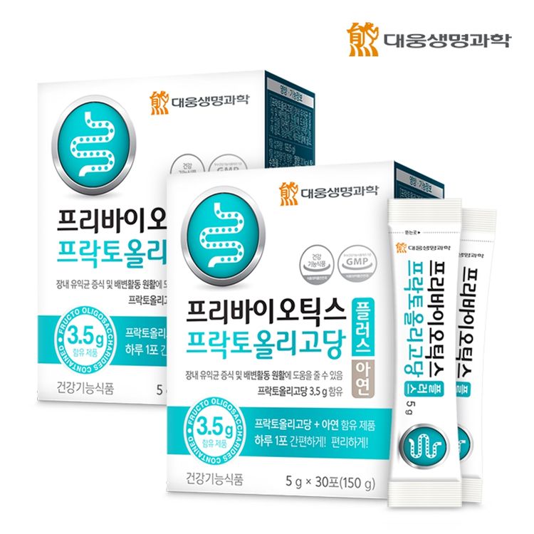 대웅생명과학 프리바이오틱스 프락토올리고당5gx30포 2박스총2개월분 홈플러스 택배배송