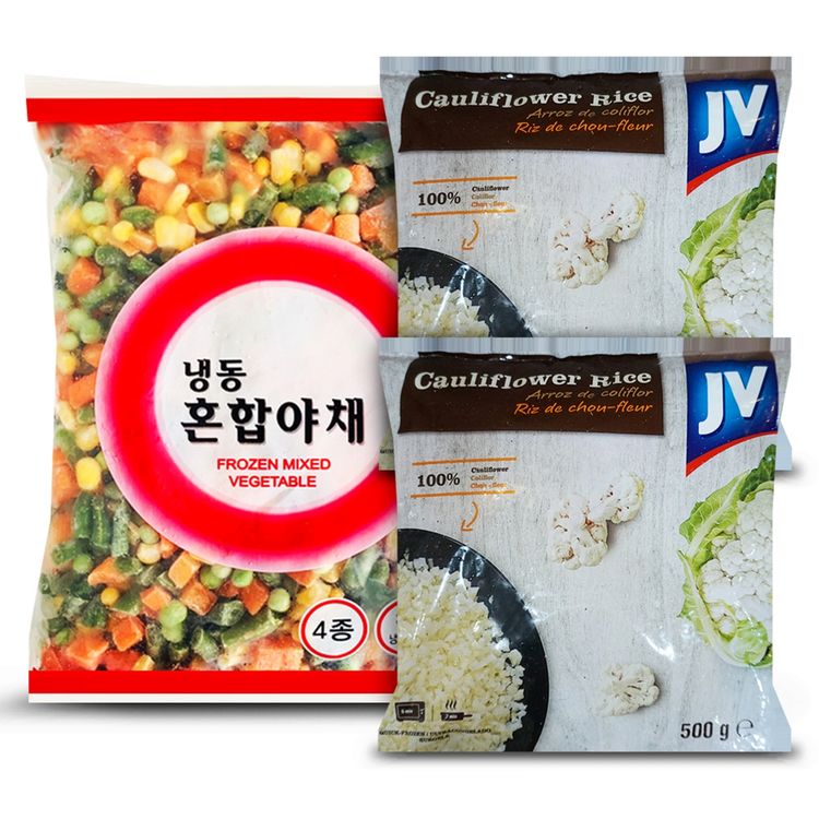 냉동 컬리플라워 라이스 500gx2팩혼합야채 1kg팜피아 홈플러스 택배배송