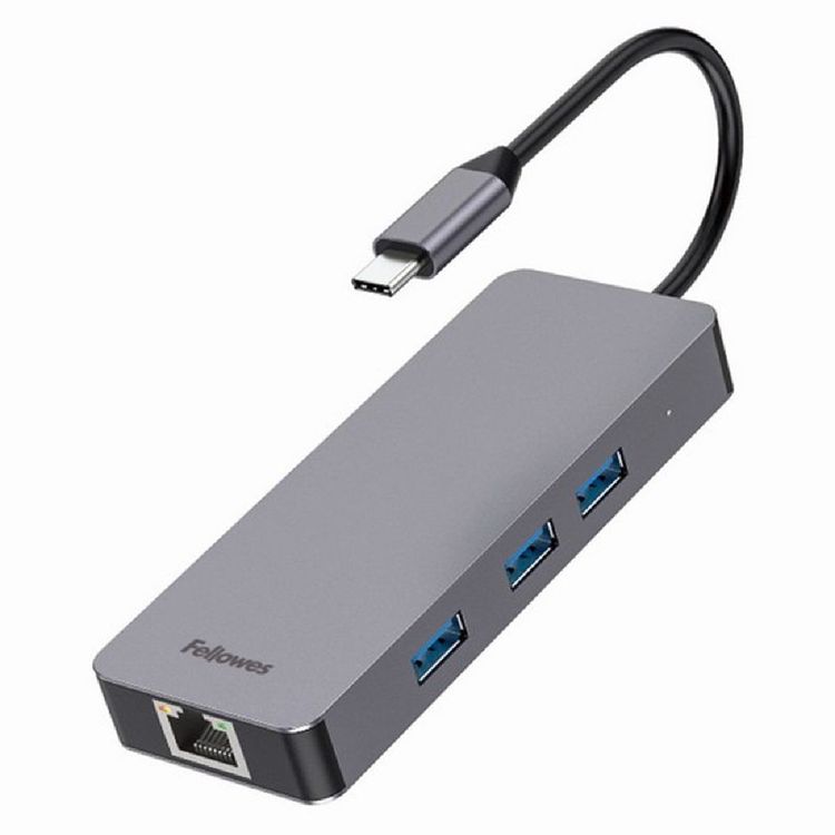 C타입 6in1 허브 Lan 그레이 Fellowes 홈플러스 택배배송