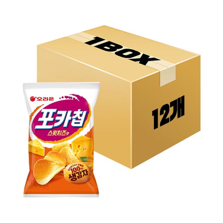오리온 포카칩 스윗치즈맛 110g x 12개 x 1박스 | 홈플러스 택배배송