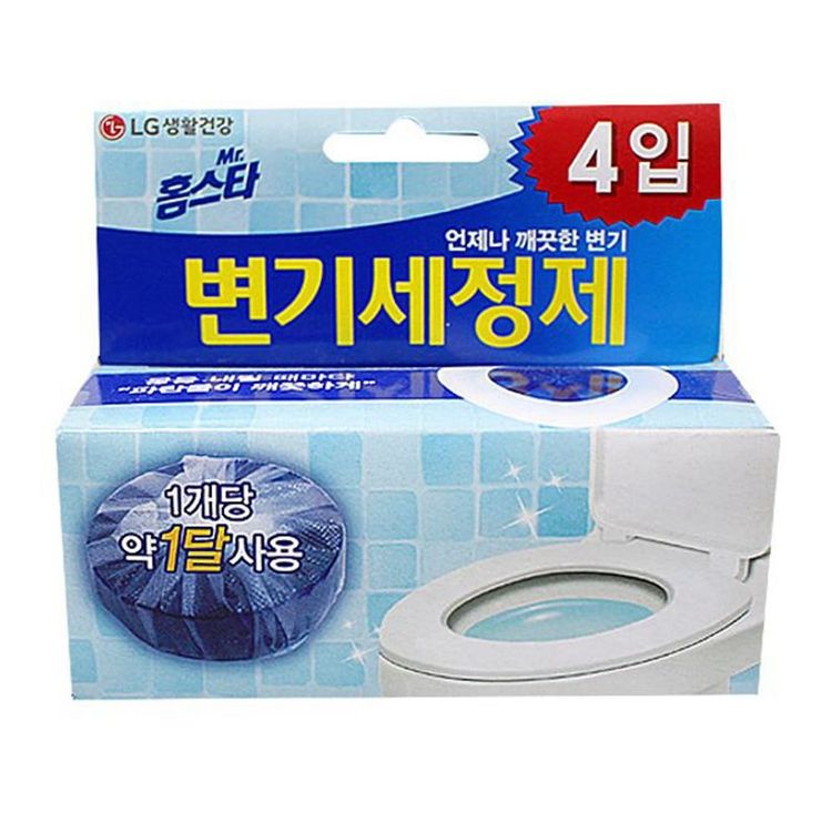 홈스타 변기 세정제 청소 세척 냄새 제거 클리너 4p 홈플러스 택배배송
