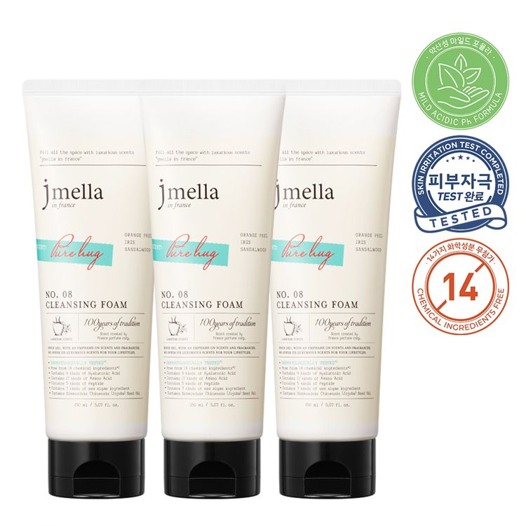 제이멜라 퓨어 허그 클렌징폼 150ml 3개 브라이트닝버블딥클렌징촉촉 홈플러스 택배배송