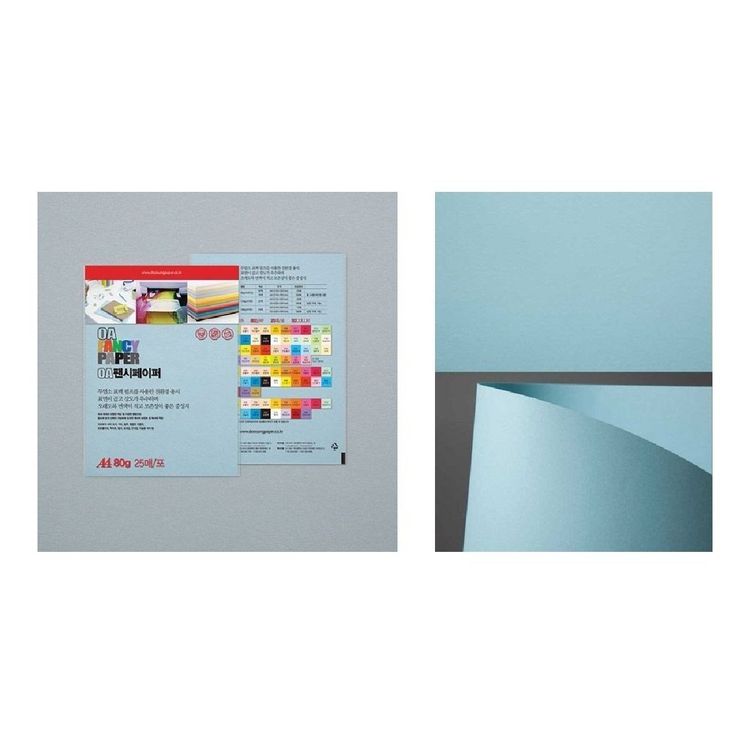 두성 OA팬시페이퍼A4 P43 연청색 25매 80g | 홈플러스 택배배송