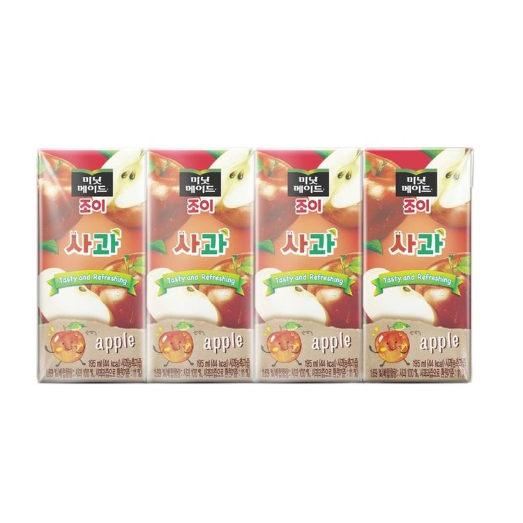 코카콜라 미닛메이드 조이 사과 195ml4입 홈플러스