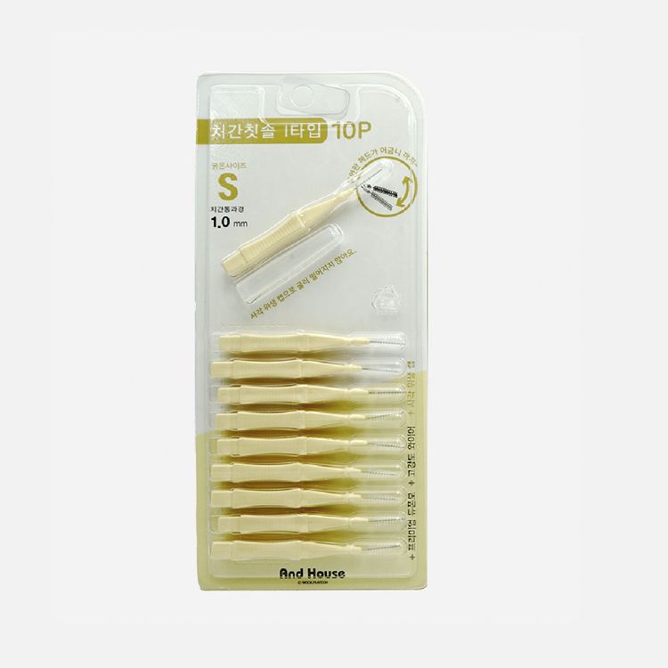 10p 위생캡 치간치솔 I형 S 10mm 치간칫솔10mm 치실 칫솔 치간칫솔s I타입 홈플러스 택배배송