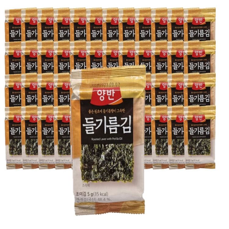 동원 양반 밥반찬 들기름 도시락김 전장김 맛있는김 들기름김 60봉 홈플러스 택배배송