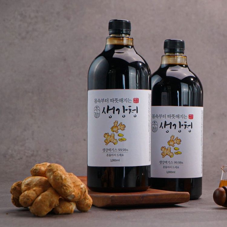 국내산 생강으로 끓여만든 진한 수제 생강청 1000ml X 1병 홈플러스 택배배송