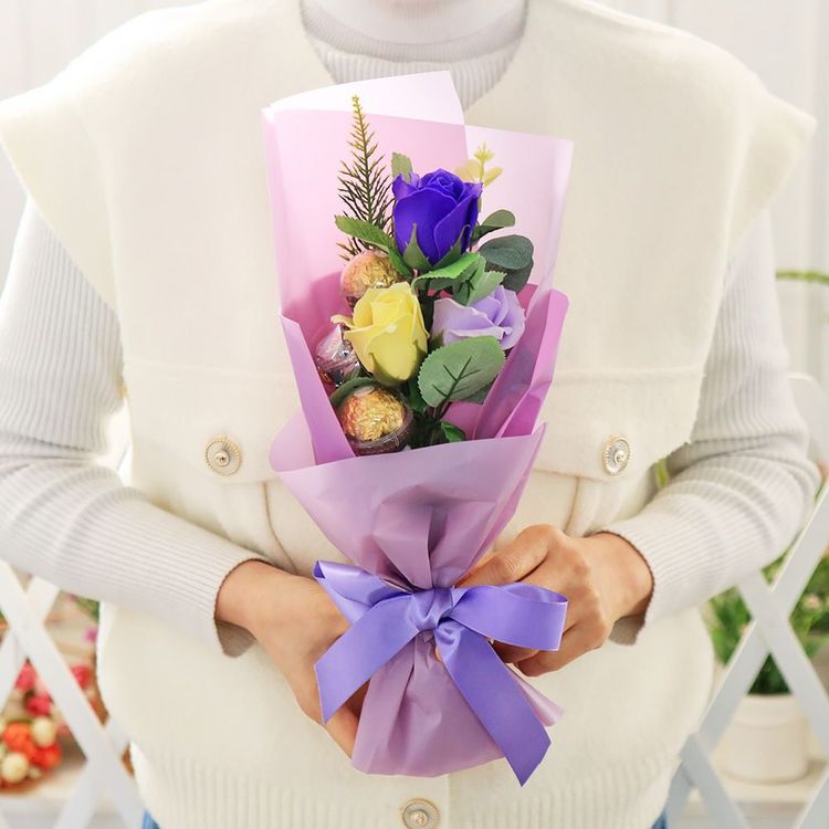 쁘띠 페레로로쉐 꽃다발 바이올렛 초콜릿 사탕 선물 홈플러스 택배배송