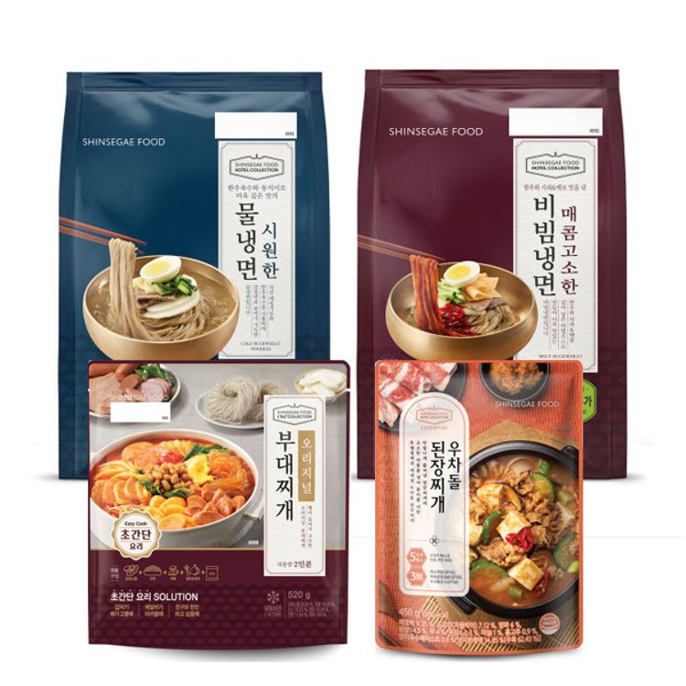 신세계푸드 호텔컬렉션 비빔냉면물냉면부대찌개 450g우차돌된장찌개 450g 홈플러스 택배배송
