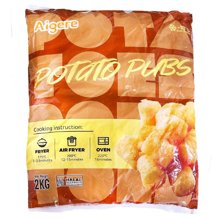 Aigere 테이터펍스 맛감자 감자튀김 2kg X 6개 | 홈플러스 판매자택배