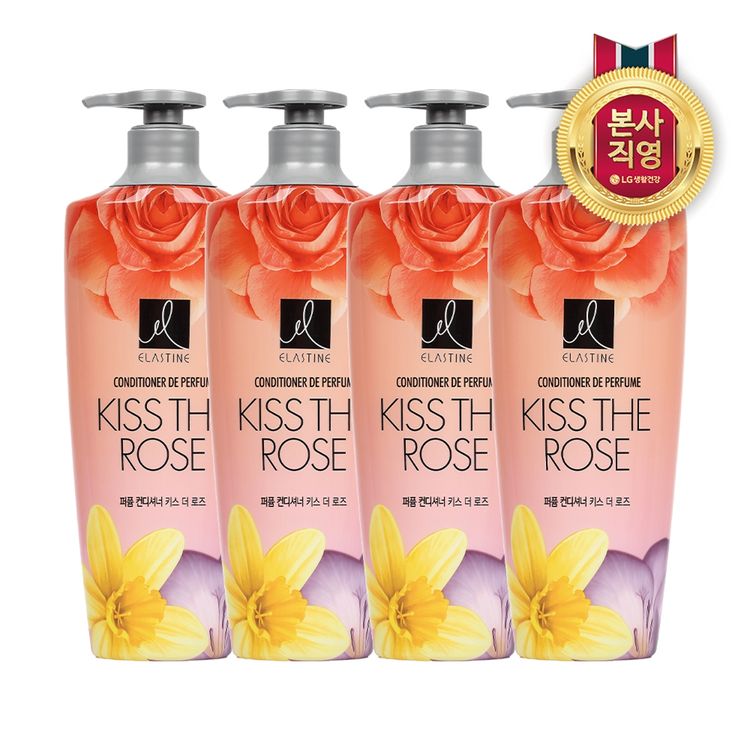 Lg생활건강 엘라스틴 퍼퓸키스더로즈컨디셔너600ml X 4개 홈플러스 택배배송