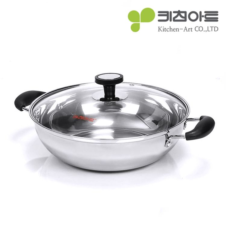 키친아트 스테인리스 냄비 찜냄비 편수 시리즈 26cm 전골 홈플러스 택배배송