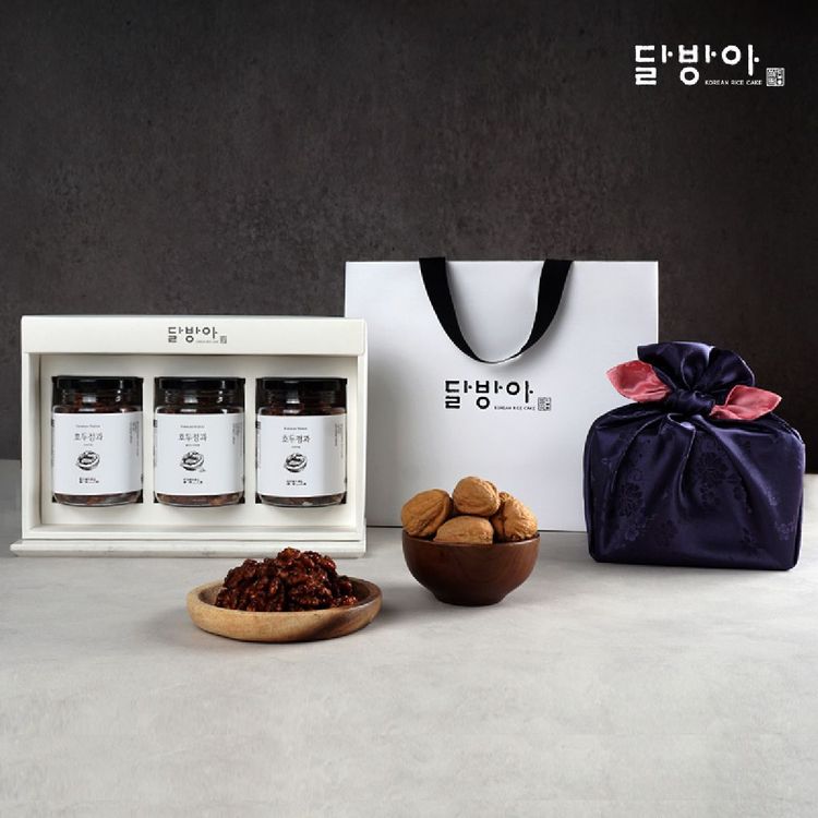 달방아 수제 호두정과 선물 3종 오리지널세트 답례품쇼핑백포함 X 3세트 홈플러스 택배배송