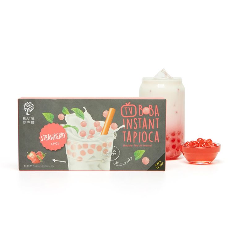 펄트리 타피오카 보바 버블티키트 딸기 70g4 홈플러스