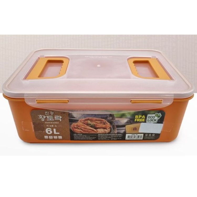 황토락 김치통 김장 밀폐 용기 진공 반찬통 6리터 홈플러스 택배배송