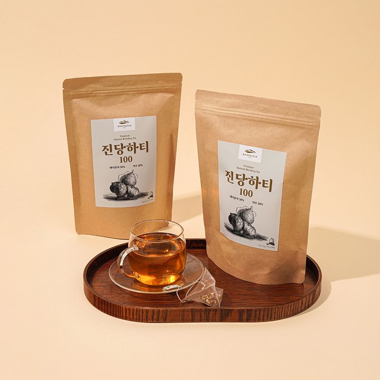 진당하티100 돼지감자 여주 뽕잎 현미 차 100국내산원물 75g 50티백 홈플러스 택배배송