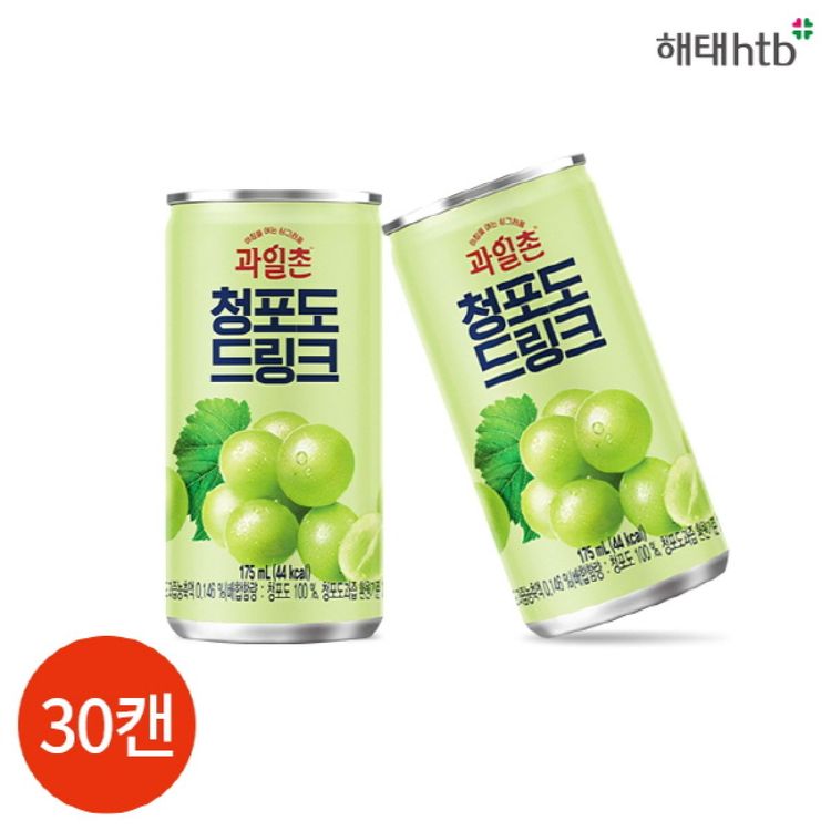 1014920 과일촌 청포도 드링크 175mlx30캔 홈플러스 택배배송