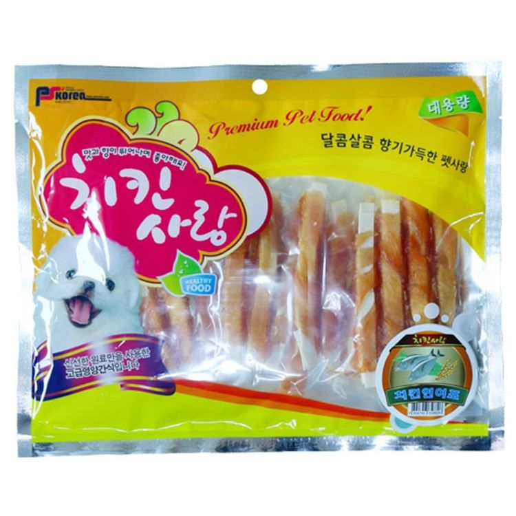 반려견간식 강아지 간식 치킨연어포 400g 1p 반려견 애견 영양 홈플러스 택배배송